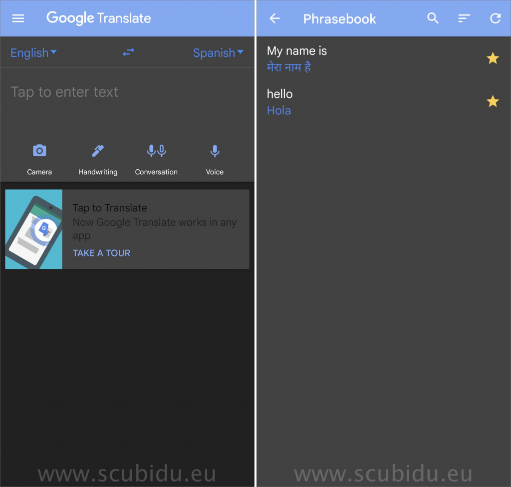 Come attivare la modalità scura su Google Traduttore – Scubidu.eu