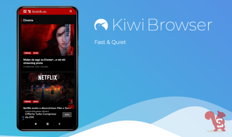 Kiwi browser, come attivare e configurare la modalità notte – Scubidu.eu