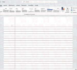 Come creare un foglio a righe su Word – Scubidu.eu